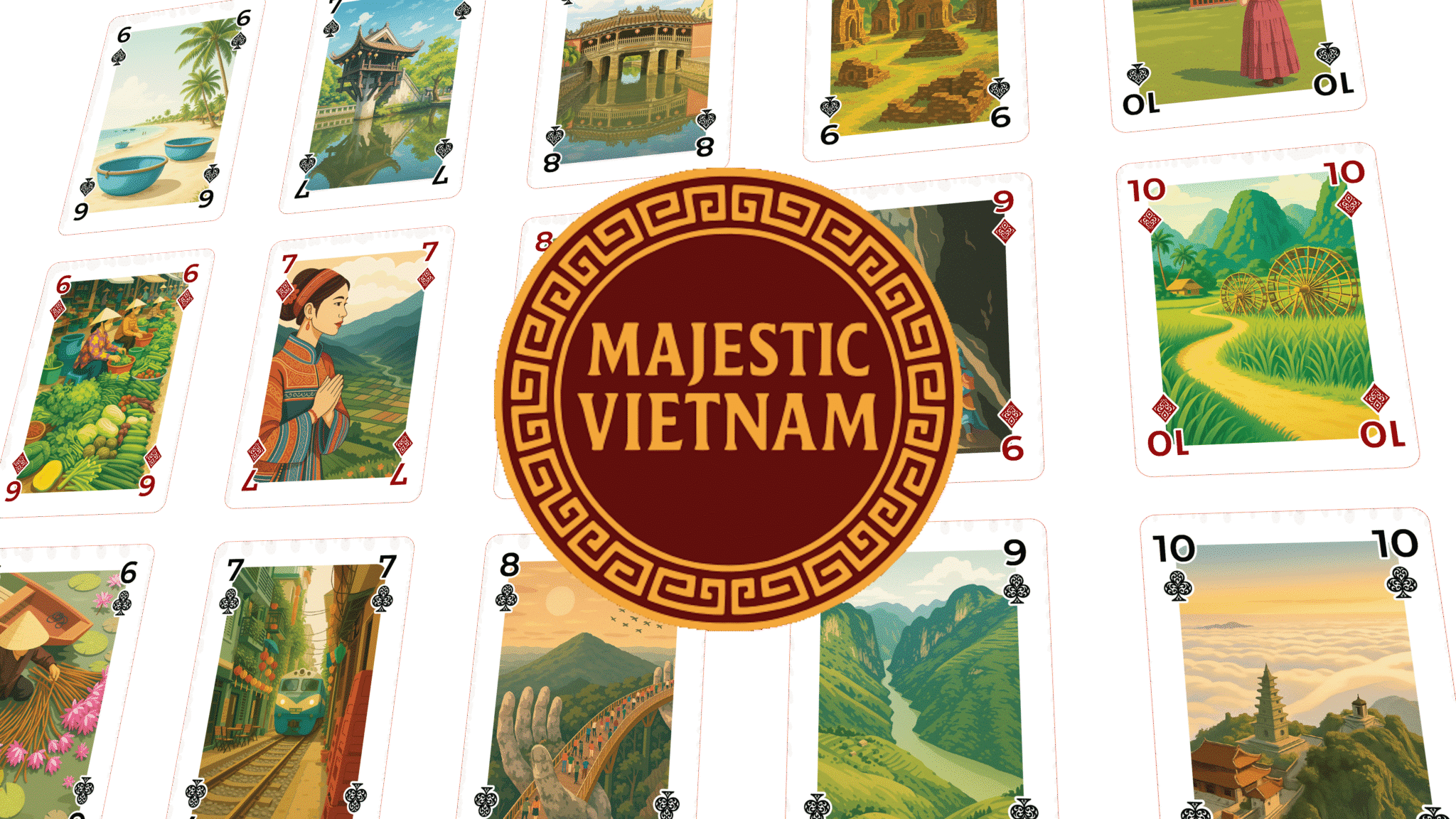 Majestic Vietnam - Card game with vietnamese illustrations
